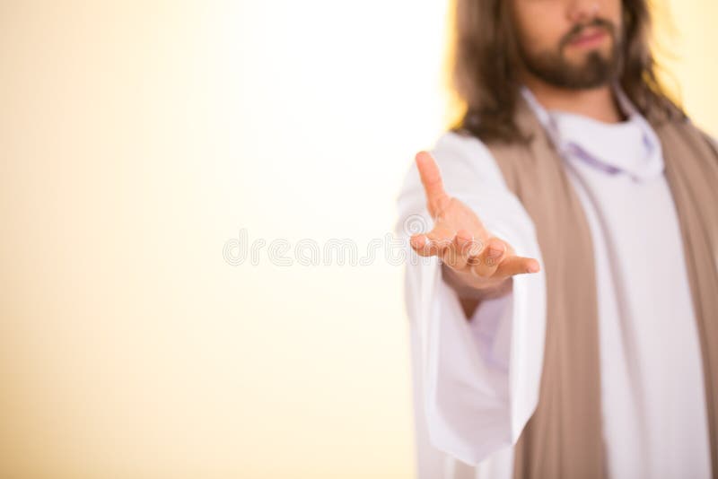 God Holding His Hand Out