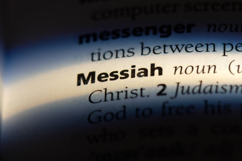 Messiah stock photo. Image of paper, dictionary, printed - 126541180