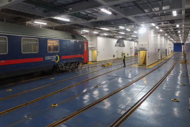 Messina, Italy, May 10, 2025, Intercity Notte Night Train Editorial ...