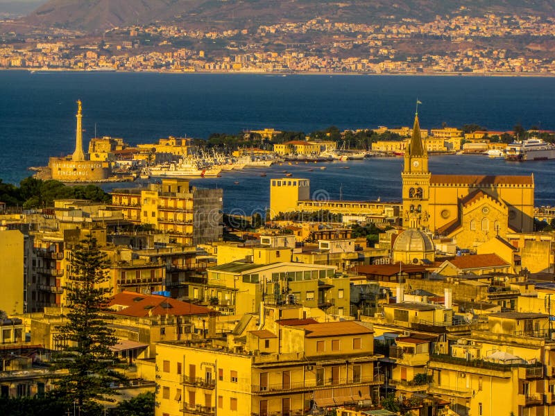 Messina, Sicily, Italy stock image. Image of skyline - 146514975