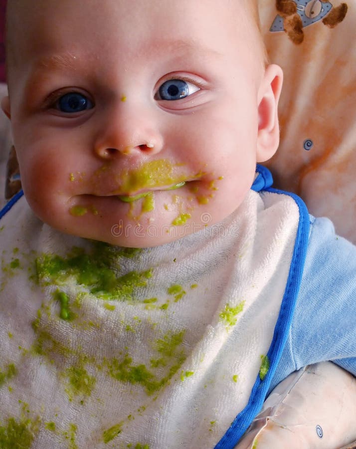 Messy baby stock photo. Image of baby, stained, young - 22792420