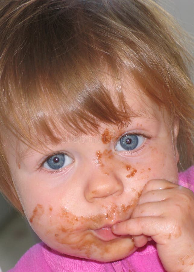 Messy Baby stock photo. Image of childhood, girl, girls - 667848