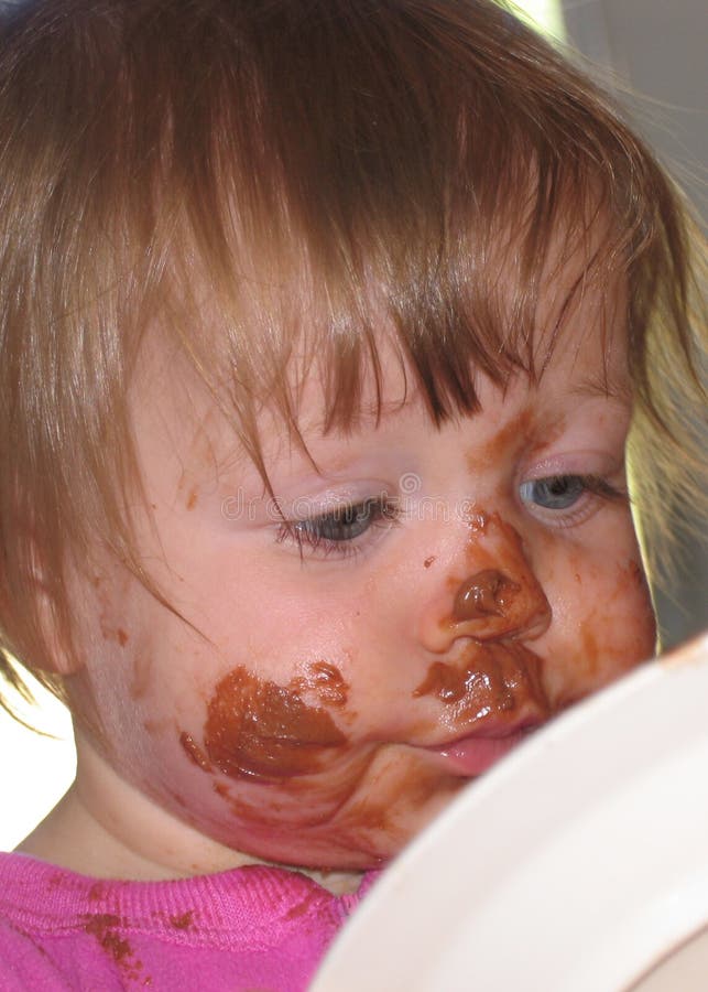 Messy Baby stock photo. Image of childhood, girl, girls - 667848