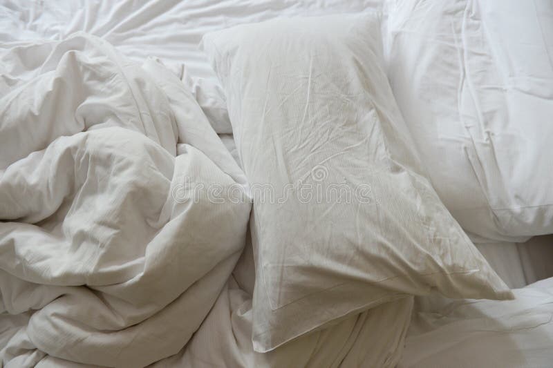 Messy bedding stock photo. Image of bedroom, cover, comfort - 32190878