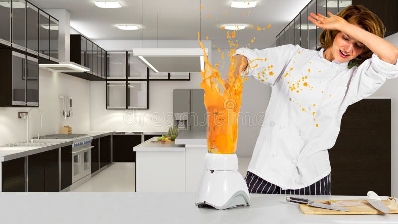 Messy Blender stock image. Image of blended, culinary - 36578203