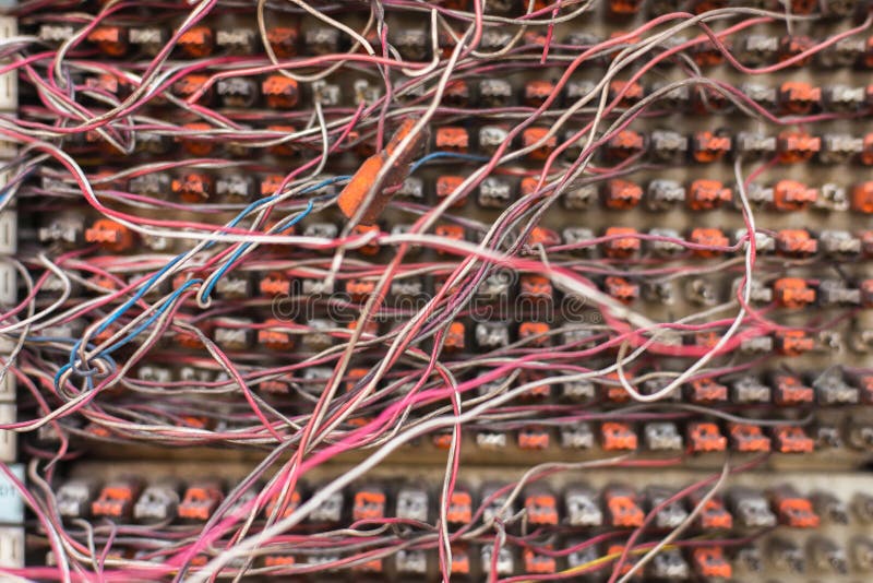Messy cables stock image. Image of lines, panel, networking - 77947319