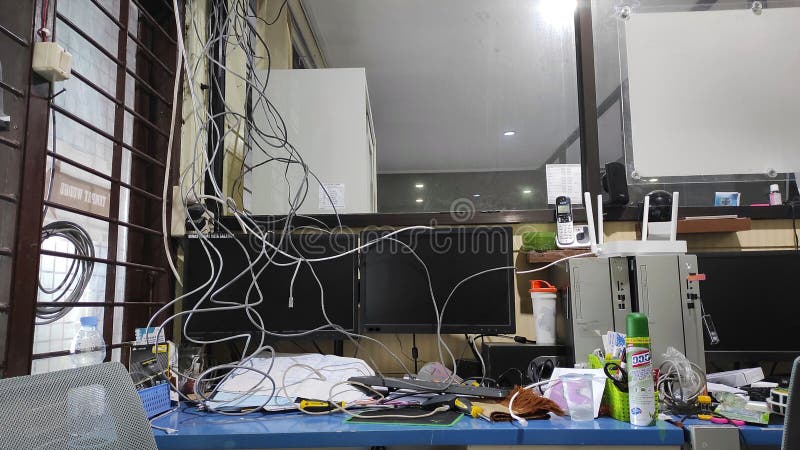 Messy Cables in Manila City Stock Photo - Image of chaotic ...
