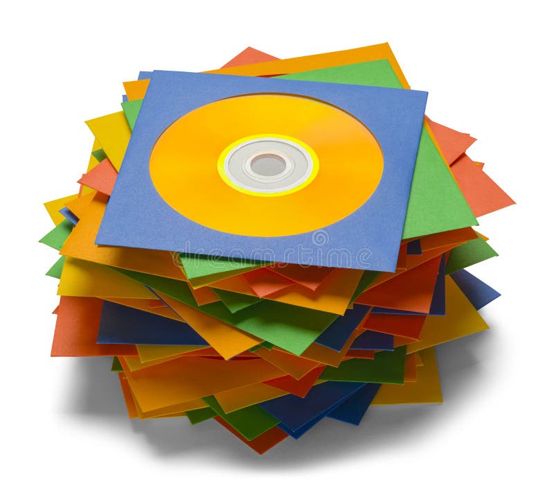 Stack of DVD or CD cases stock image. Image of case, path - 16059935