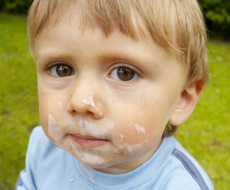 Messy Child stock image. Image of gazing, person, young - 861457