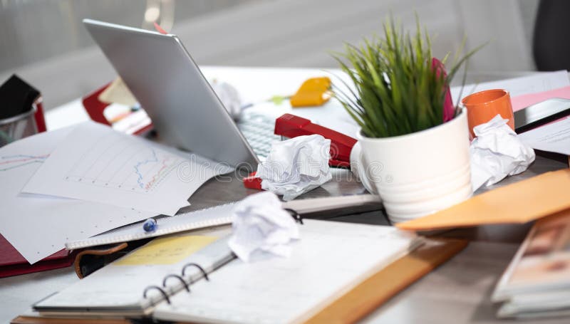 Messy Papers Desk Stock Photos - Download 1,247 Royalty Free Photos