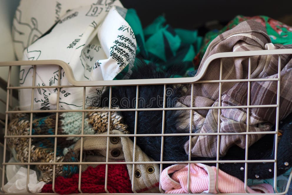 Messy Drawer stock photo. Image of cloth, female, ball - 66839212