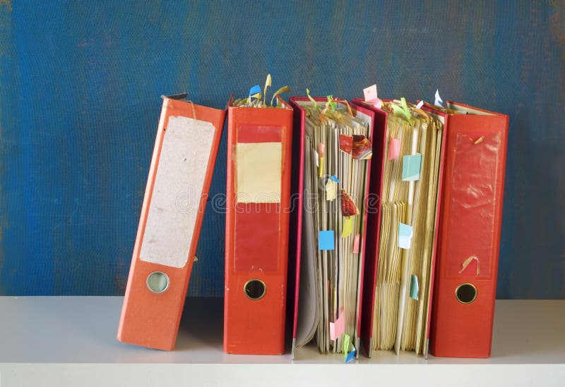 Messy File Folders,red Tape, Bureaucracy,aministration,business Messy ...