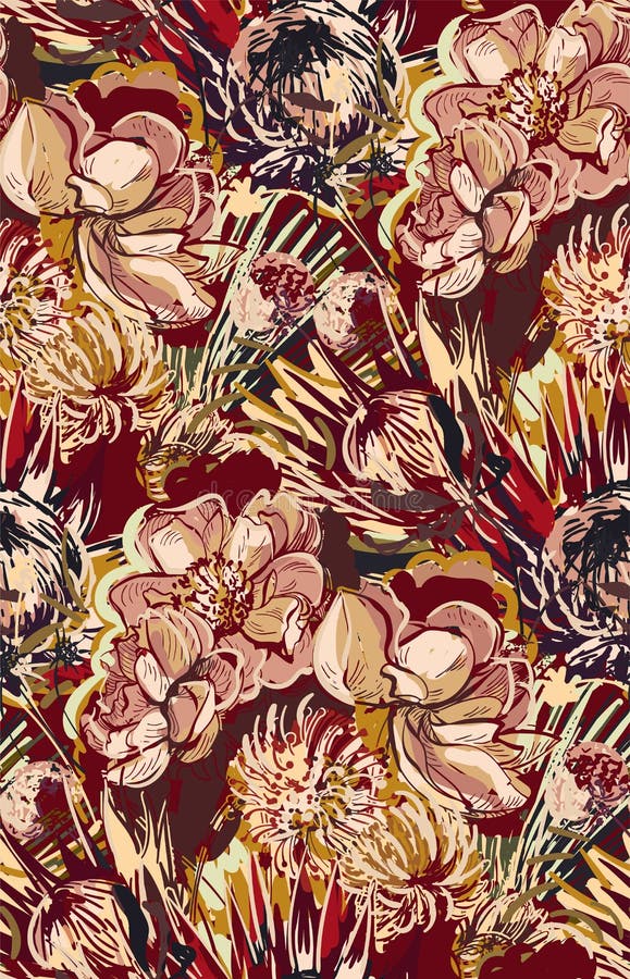 Messy Flower Shape Page Border Stock Vector - Illustration of accent ...