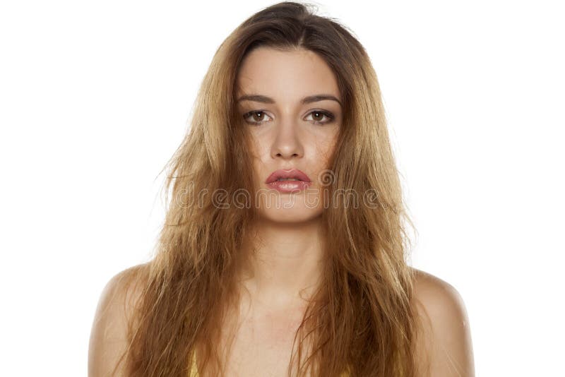 Messy hair stock image. Image of messy, beauty, lifestyle - 75474117