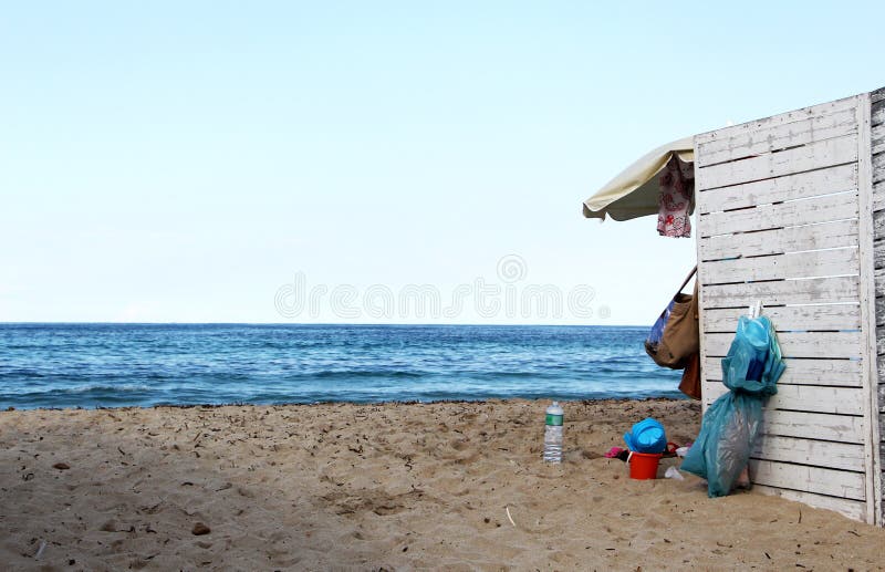 Messy Holidays at the Sea, Evening Stock Photo - Image of holidays ...
