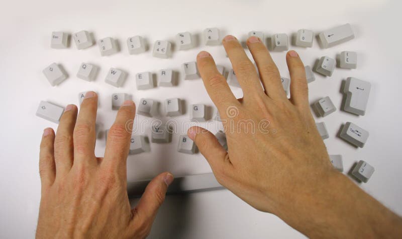 Messy keyboard stock photo. Image of technology, pattern - 698482