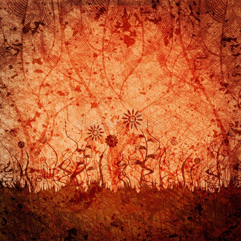 Messy landscape background stock illustration. Illustration of stain ...