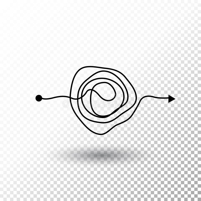 Vector path on the road. stock vector. Illustration of icon - 61041403