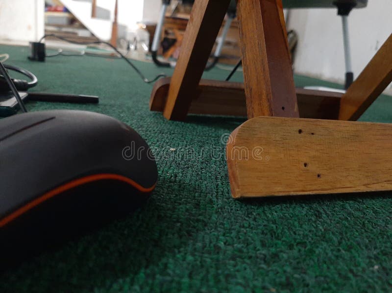 Messy Office Stuff on the Carpet Stock Image - Image of iron, messy ...