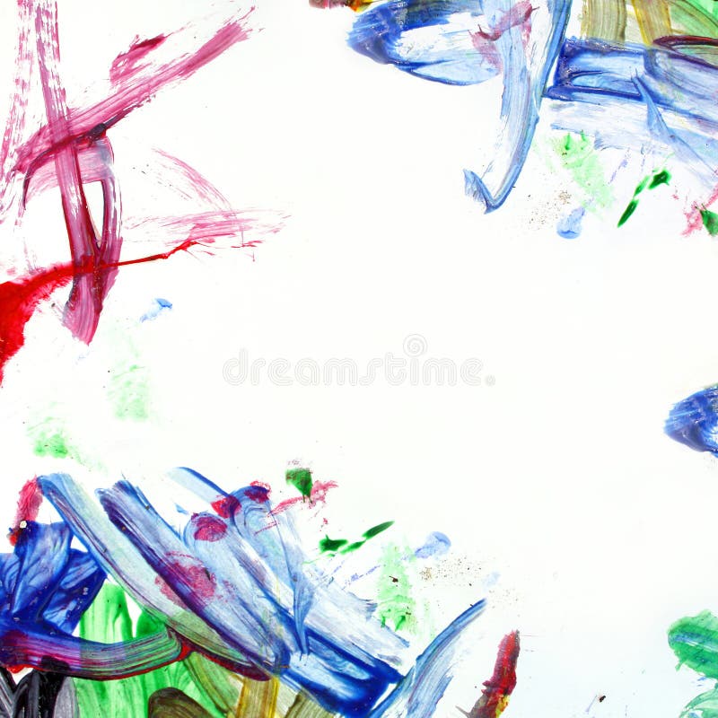 Messy Paint Background Square Stock Image - Image of rainbow, painting ...