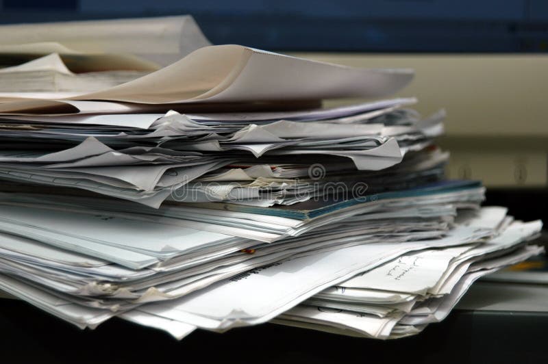 Messy paper stock photo. Image of desk, messy, lost, chaos - 164668
