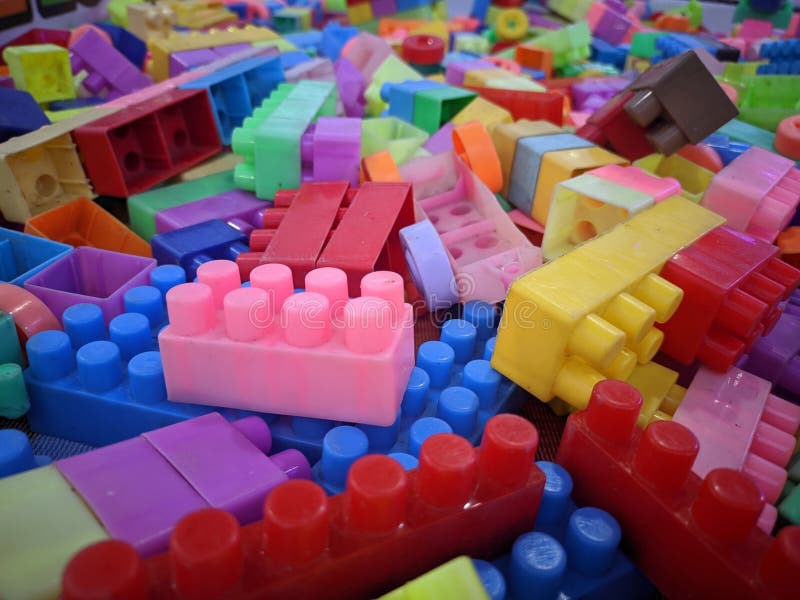 A Messy Pile of Children& X27;s Toys Stock Photo - Image of lego ...