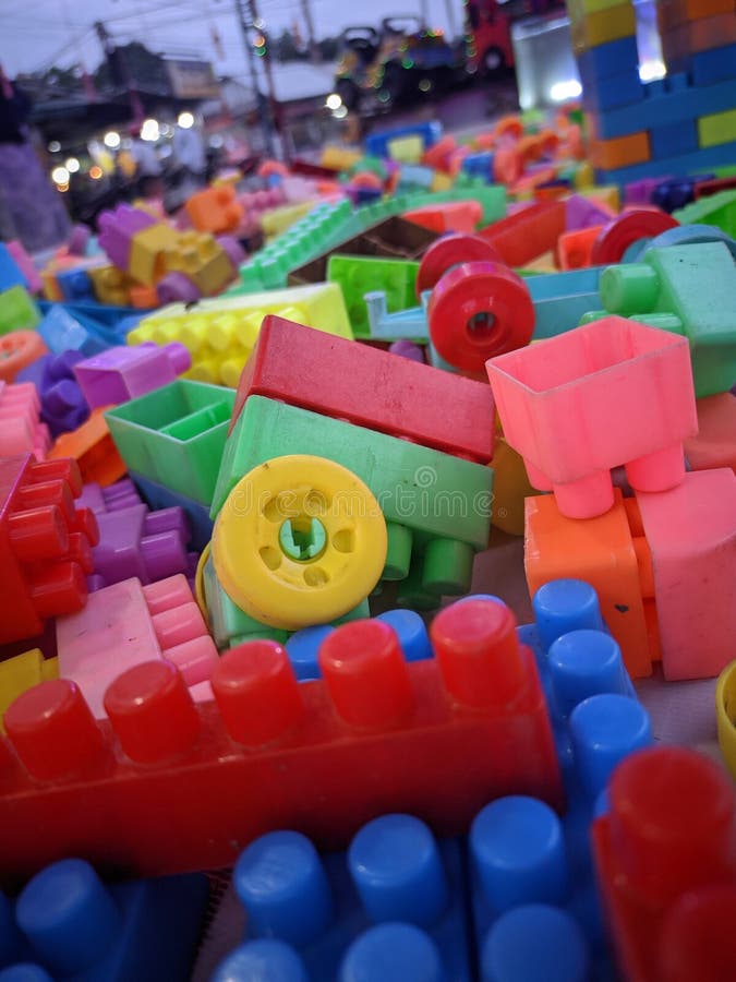 A Messy Pile of Children& X27;s Toys Stock Image - Image of childrens ...