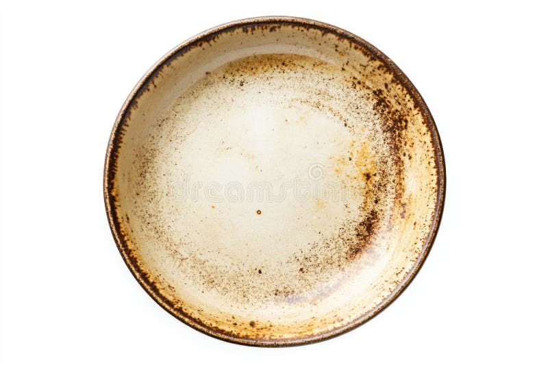 A Messy Plate on a Clean Surface, Perfect for Depicting Neglect or ...