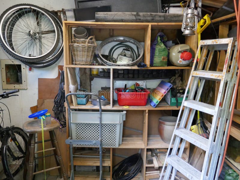 Messy storeroom stock photo. Image of collector, diversity - 103034478