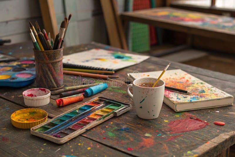 Messy Chaotic Artist Stock Illustrations – 229 Messy Chaotic Artist ...