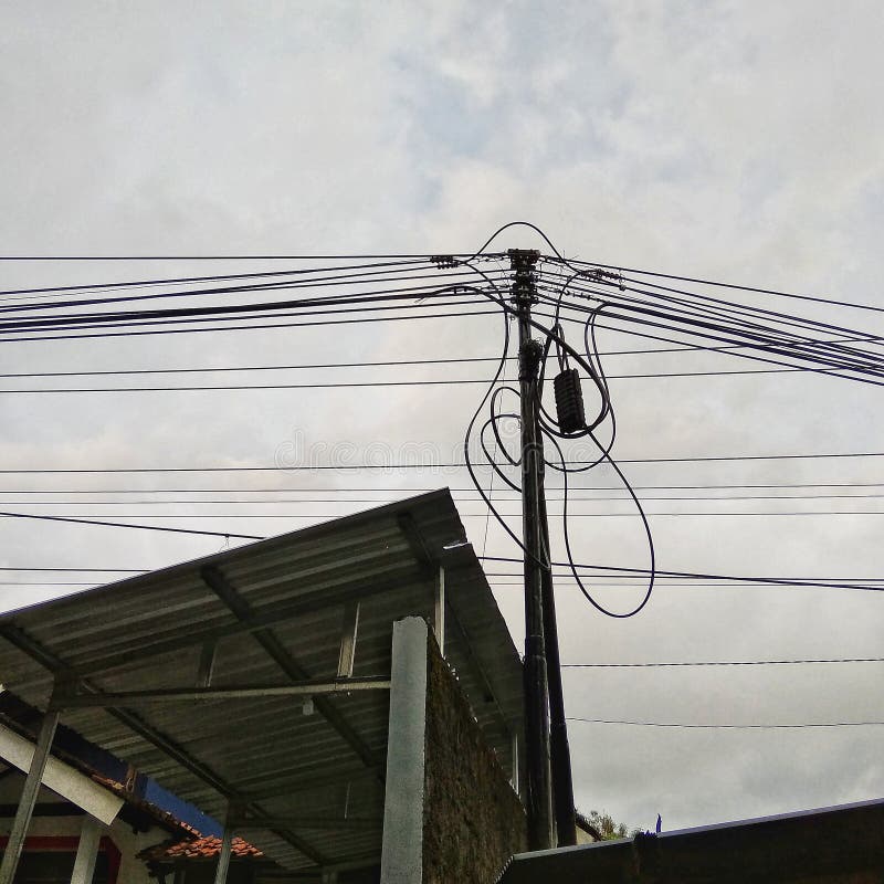 Telephone Wiring stock photo. Image of center, wiring - 14101714