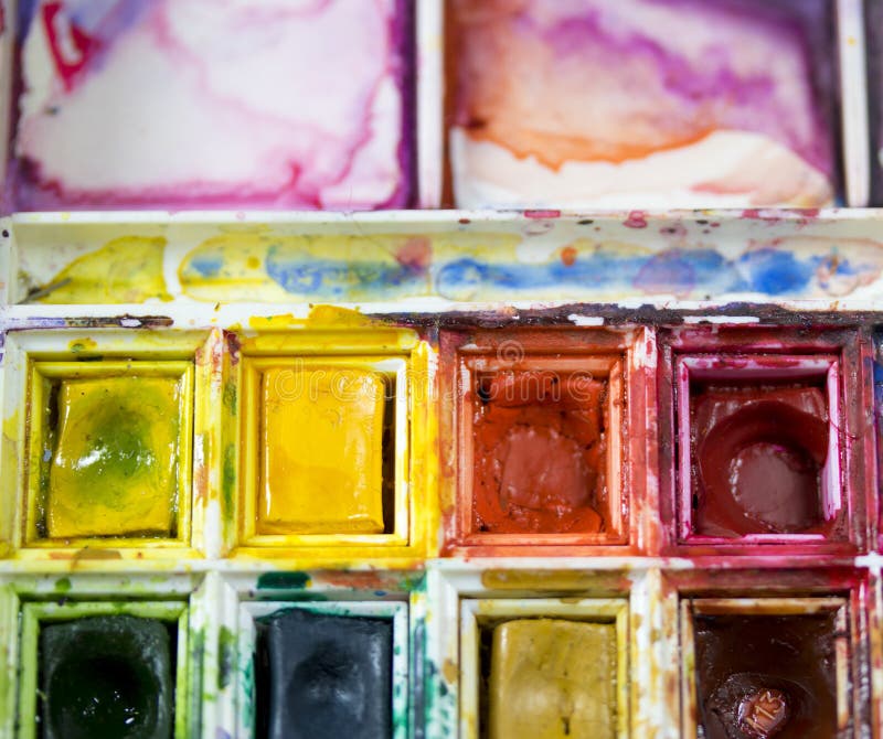 Messy Watercolour Rhombus. Watercolor Diagonal Stock Photo - Image of ...