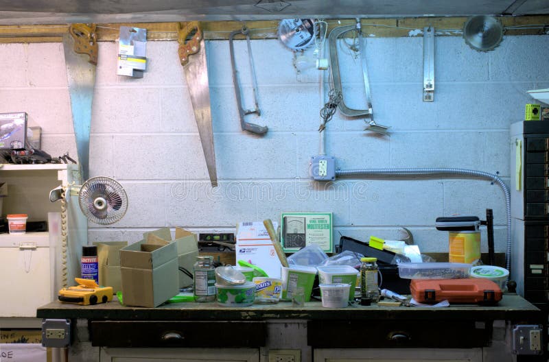 Messy Work Room Office Desk Stock Photo - Image of unorganized ...