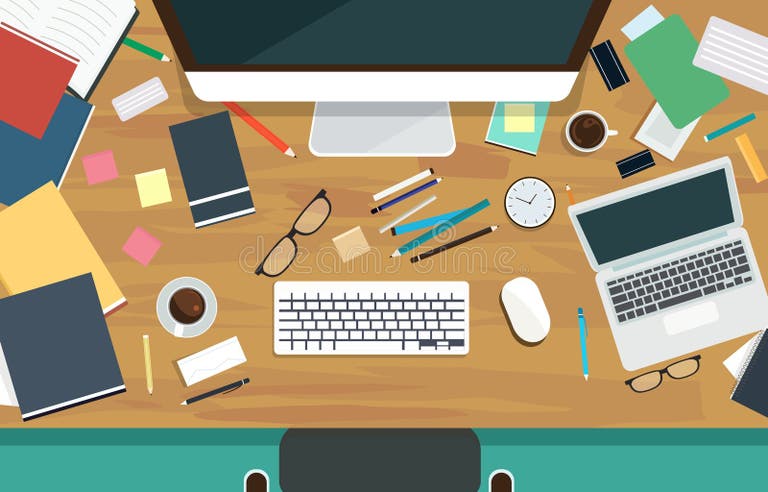 Pen Scattered Stock Illustrations – 862 Pen Scattered Stock ...