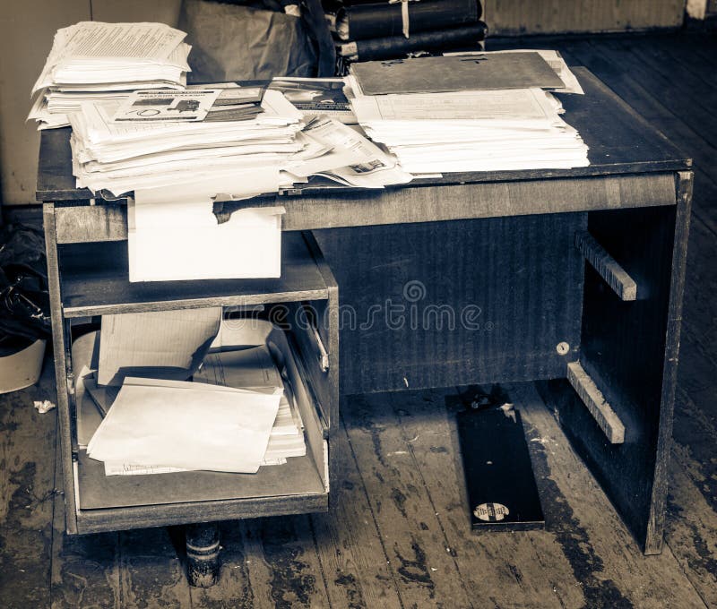 Messy workplace stock image. Image of work, paper, closeup - 43899403