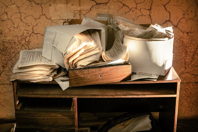 Messy workplace stock photo. Image of dirty, desk, mess - 50678870