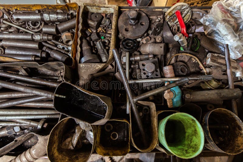 Messy workshop stock photo. Image of mess, archaic, home - 67812862