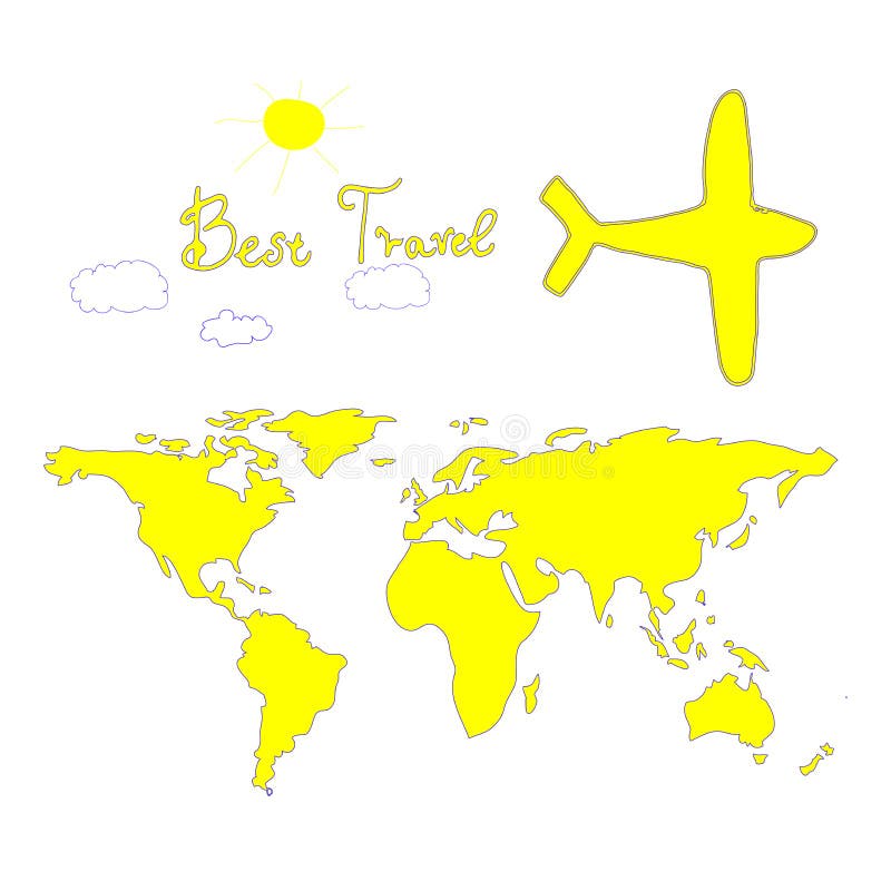 Mest Bra Lopp, Ljust, Gladlynt Soligt Kort, Vit Backg Vektor ...