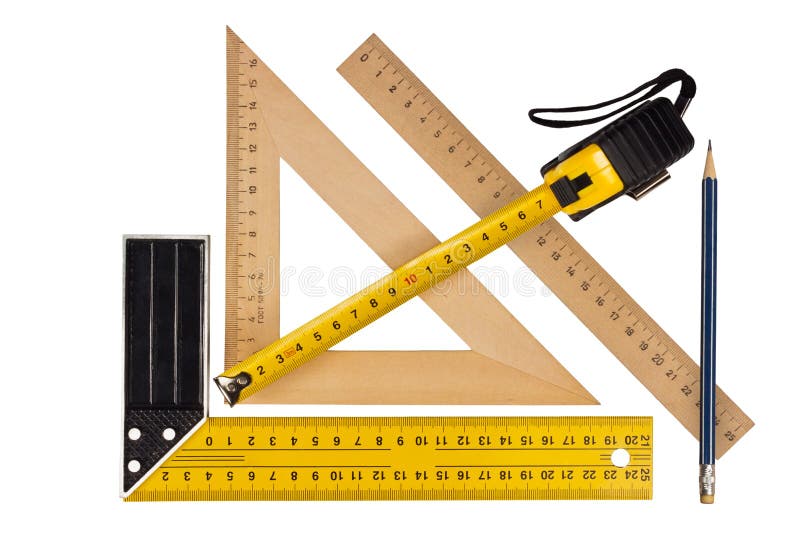 Mesure De L'angle Et De La Longueur Photo stock - Image du angle ...