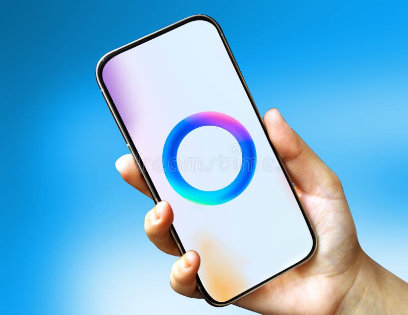 Meta Ai App Concept on the Smartphone Screen Close Up, Illustrative ...