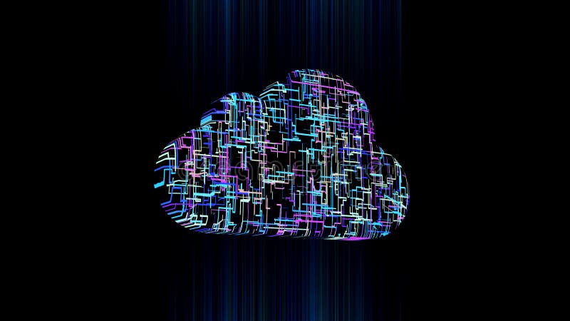 Meta Cloud, 3D Illustration, Symbol of Cloud Technology in Modern ...