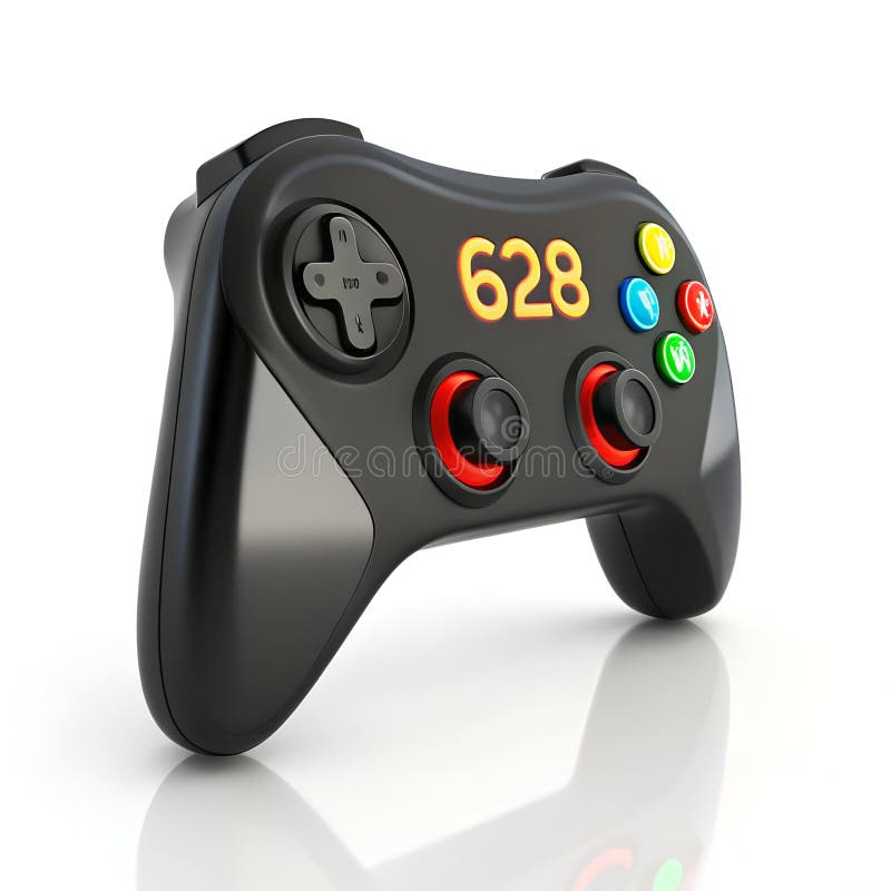 Meta Gaming 3D Icon, Virtual Gaming World Symbol Isolated on White ...