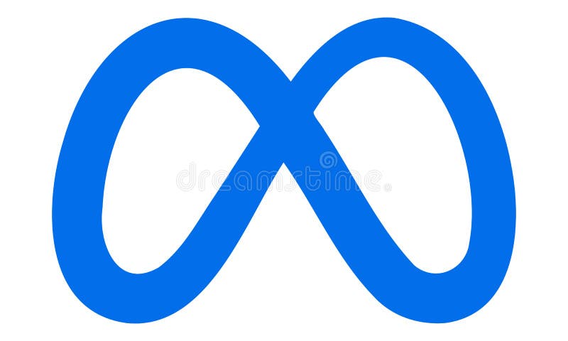 Meta Logo. Meta, Facebook Rebrand Concept. Meta Icon in Blue Color ...
