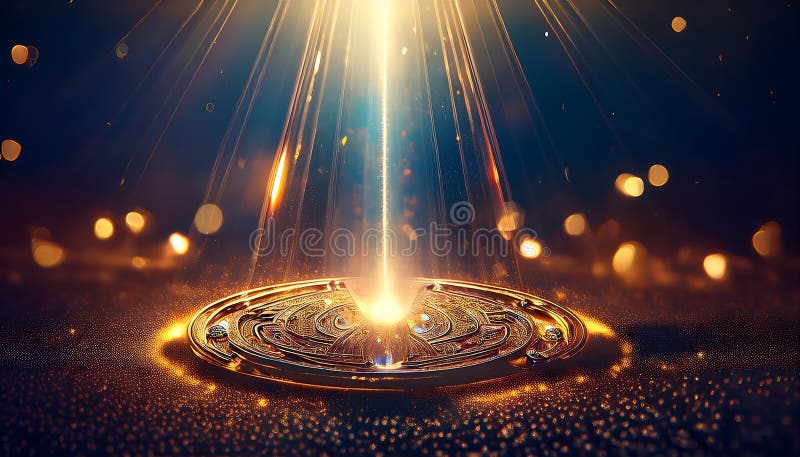 Meta Tags with Magic Dust and a Beam of Light Stock Illustration ...