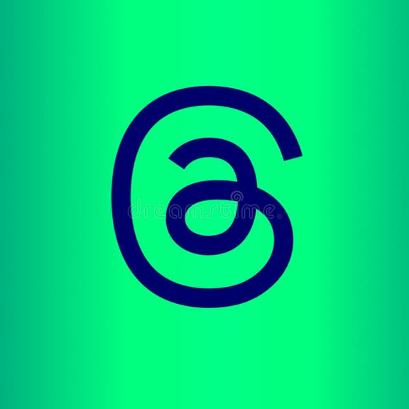 Meta thread logo editorial stock photo. Illustration of logo - 291733688