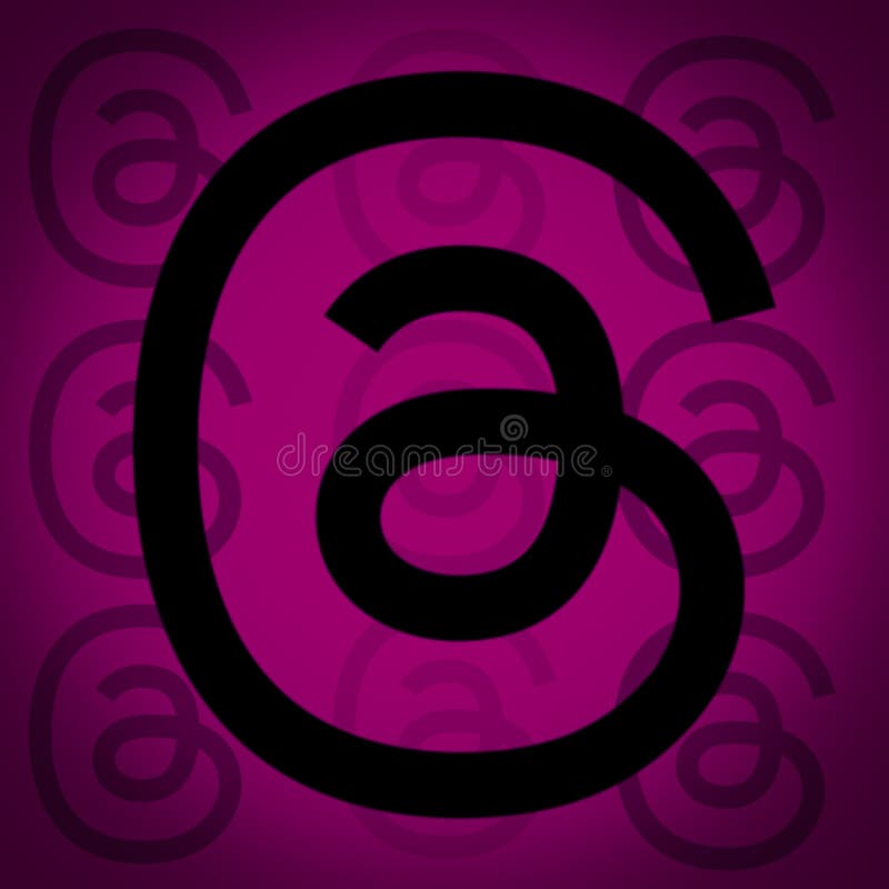 Meta Threads Brand Logo Icons Creative Design Illustration Editorial ...