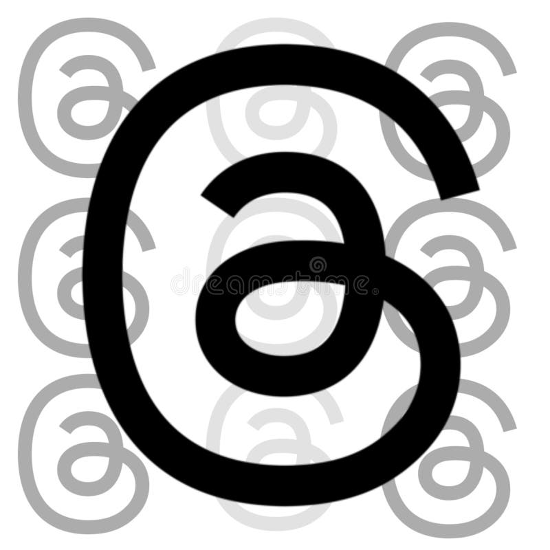 Threads Logos Stock Illustrations – 65 Threads Logos Stock ...