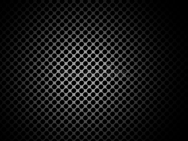 Metaal Textuur/patroon Met Gaten Stock Illustratie - Illustration of ...