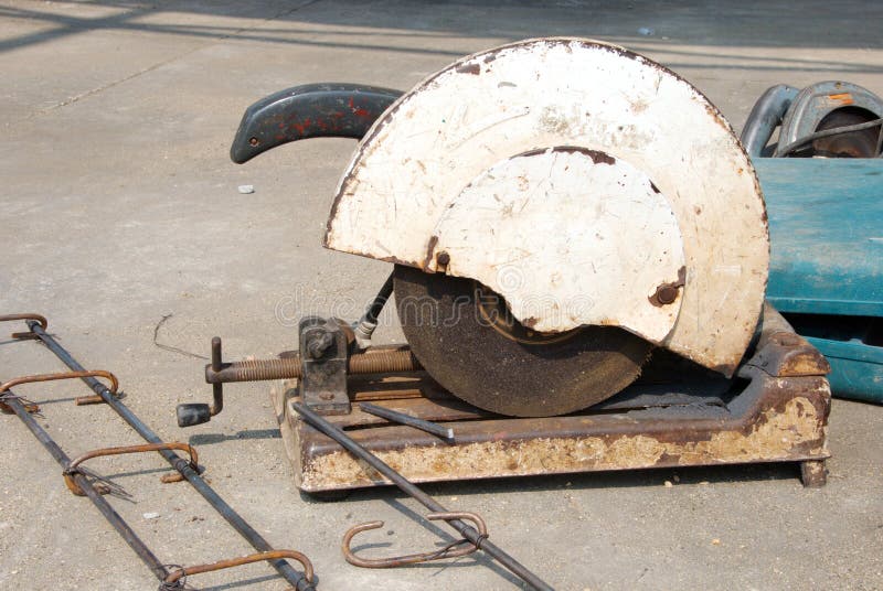 Metaalzaagmachine. stock foto. Image of machine, instrument - 38640008