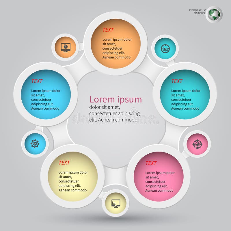 Metaball infographics 1 stock vector. Illustration of shape - 60143371